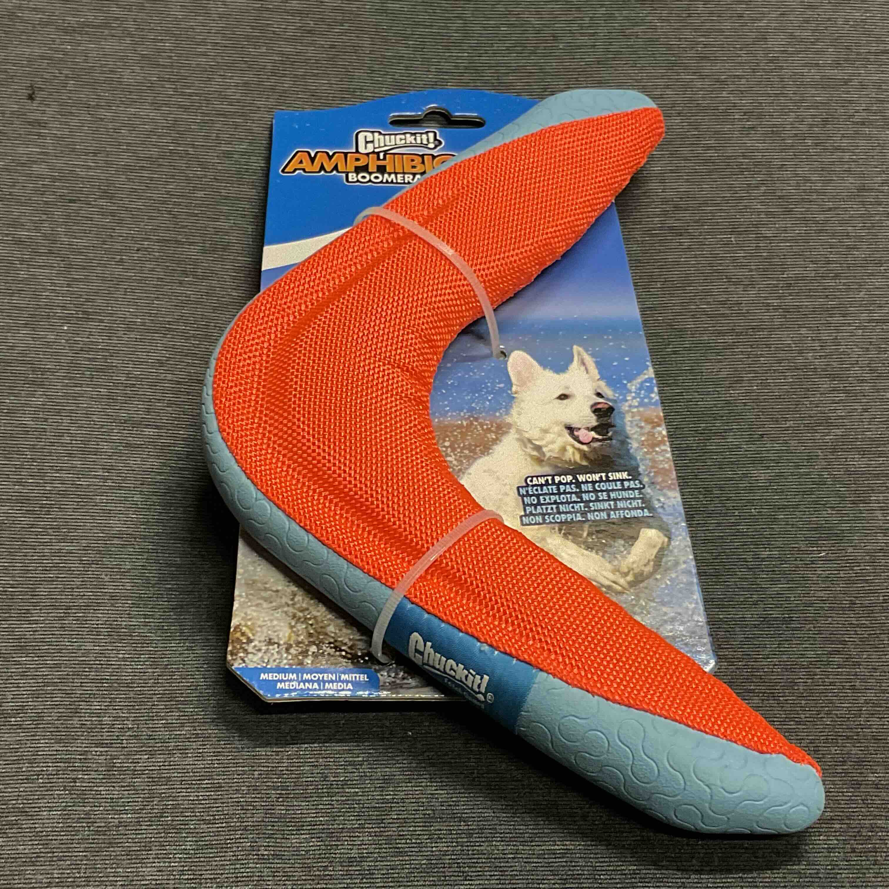 Chuckit amphibious boomerang (M) 25 cm – Simon Prins