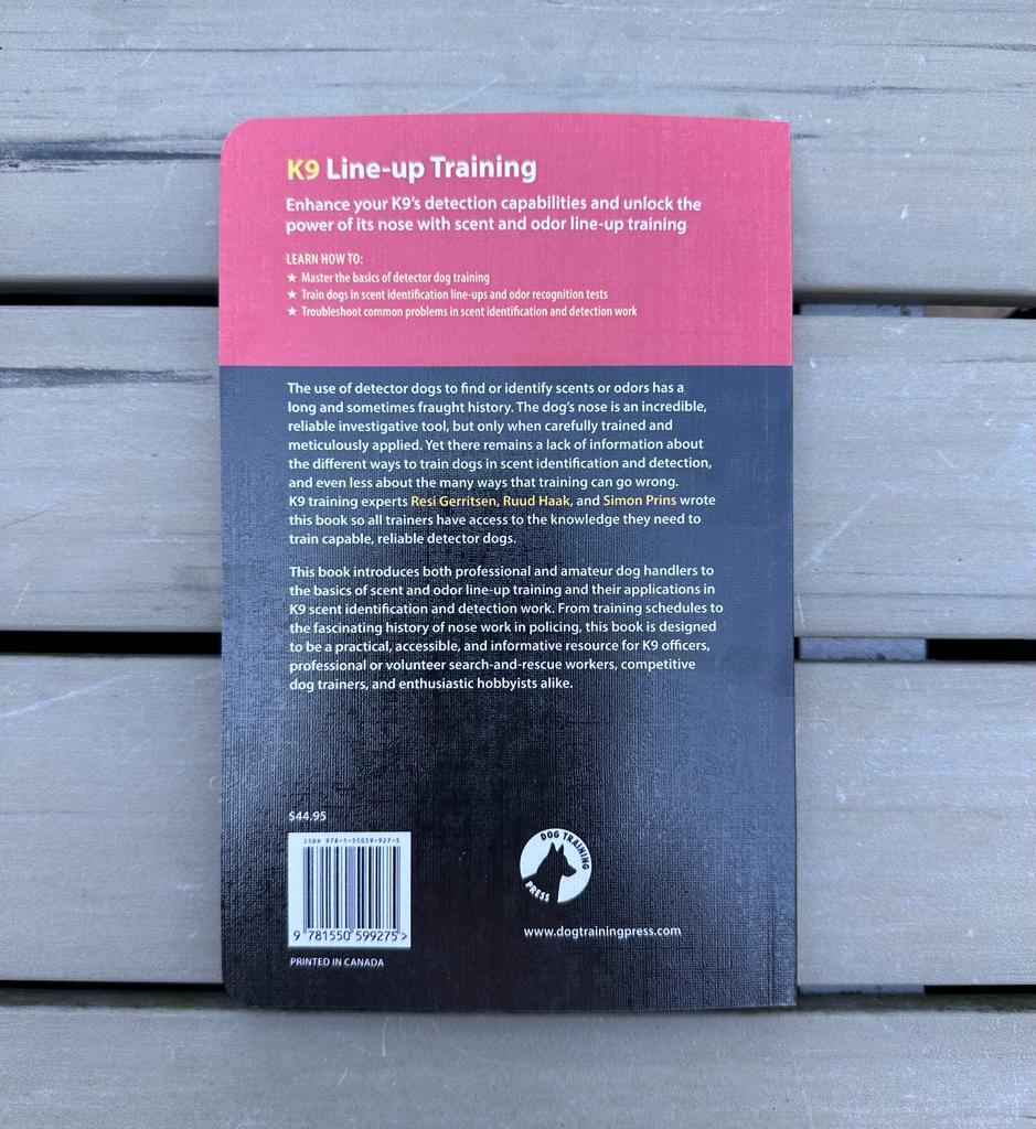 Book K9 Line-up Training – Simon Prins